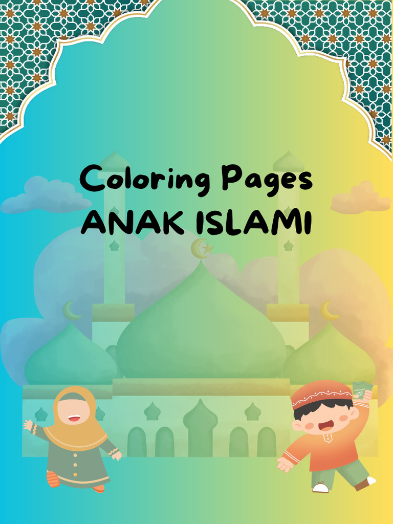 Coloring Pages Anak Islami | PDF