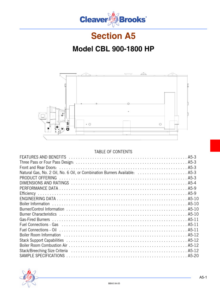 Cleaver-Brooks CBL Boiler Overview | PDF | Pump | Boiler