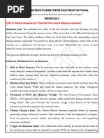 BME654B Renewable Energy Model Paper | PDF | Renewable Energy ...