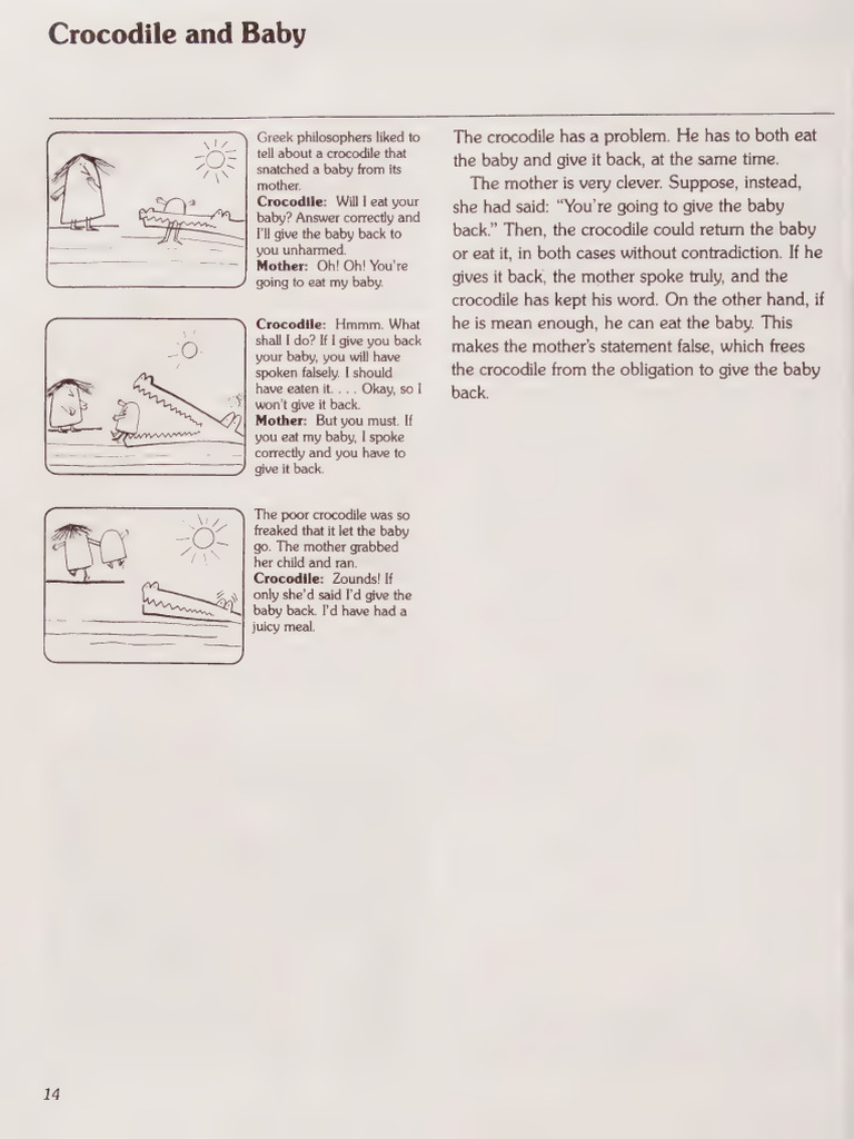 10 - Crocodile and The Baby | PDF