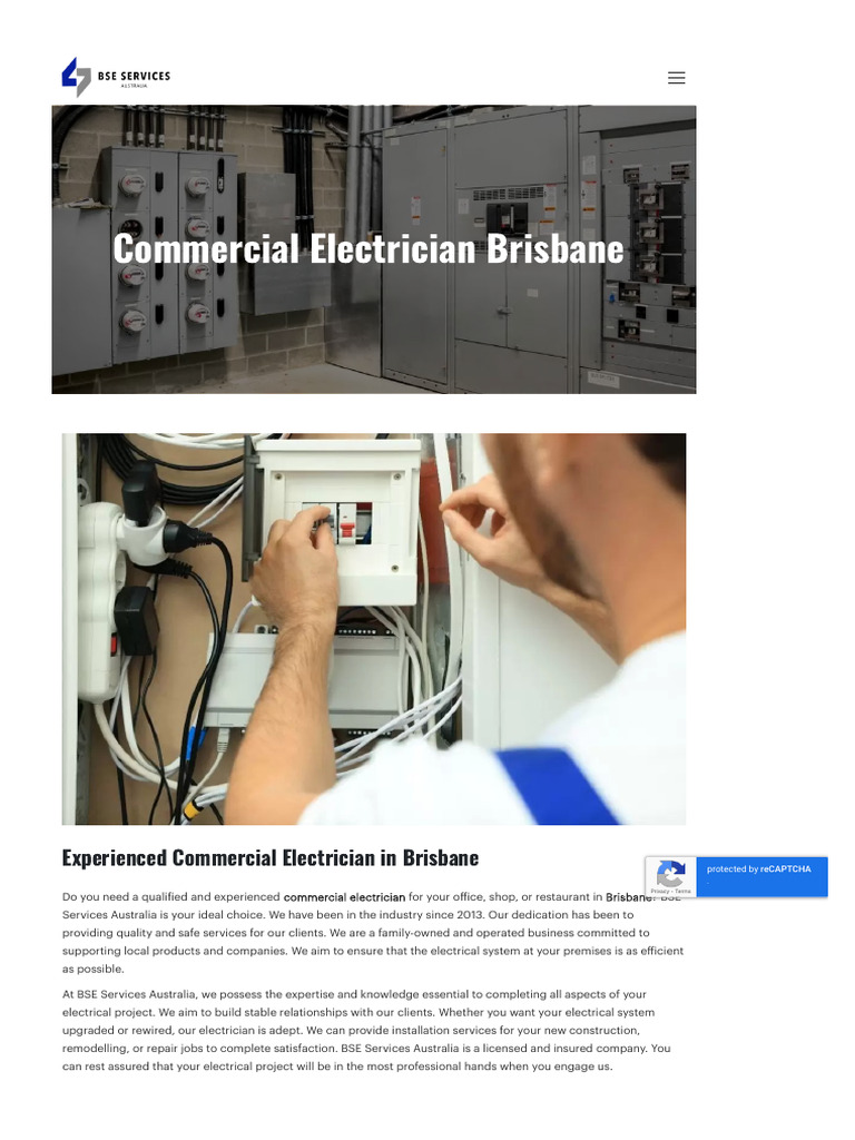 Trusted Commercial Electricians Brisbane | PDF | Electrician