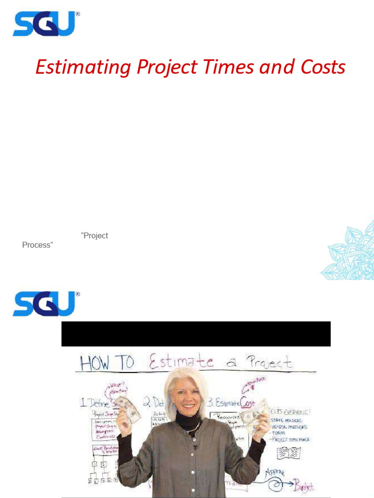 Estimating Project Time and Costs | PDF