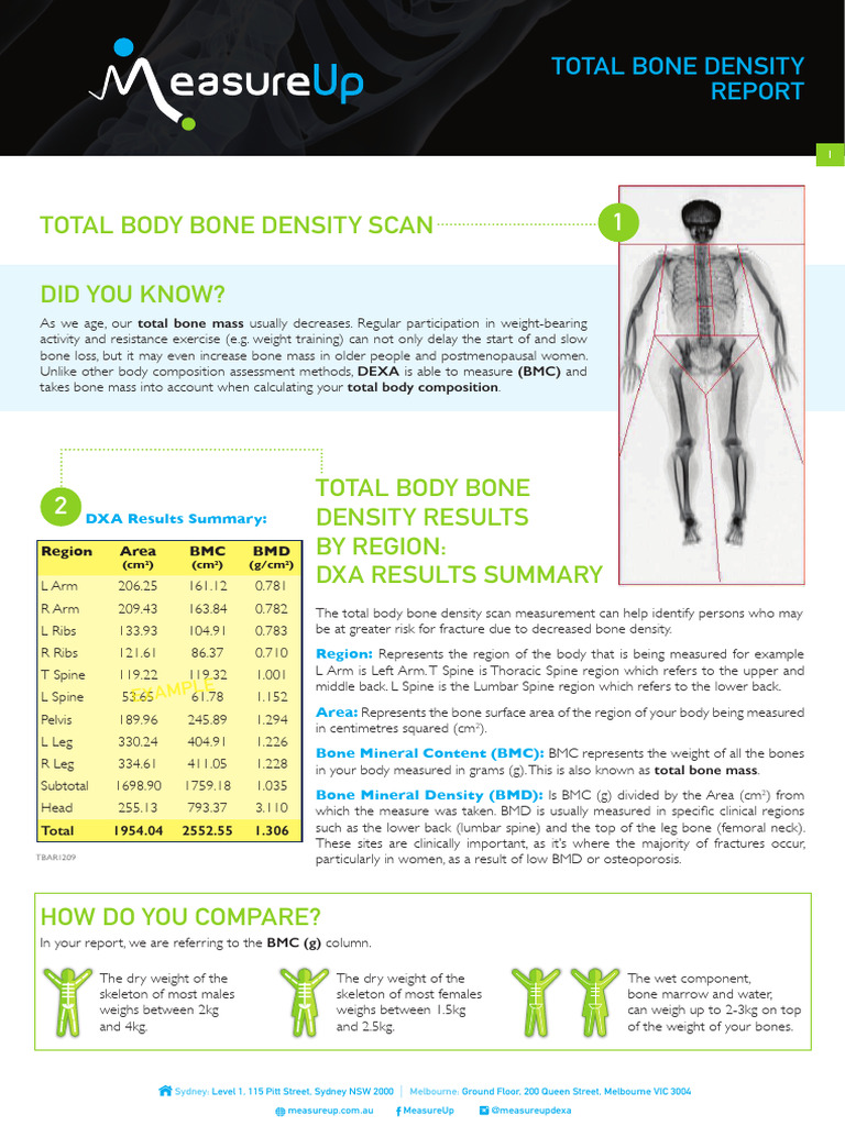 Total Body DEXA Scan Report | PDF | Adipose Tissue | Body Mass Index