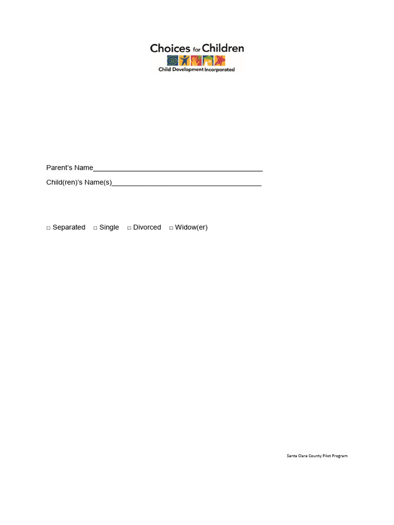 Single Parent Self Certification | PDF