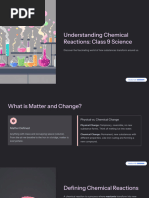 Grade 9 Science: Chemical Reactions Guide | PDF