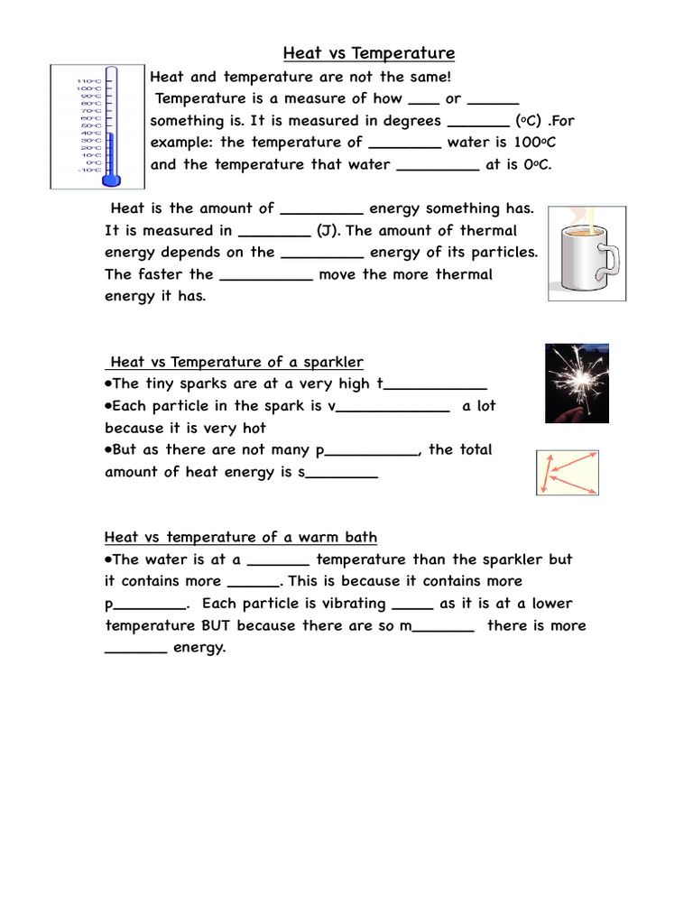Heat vs Temperature Explained | PDF