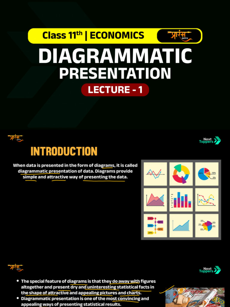 Diagrammatic Presentation - L1 | PDF | Pie Chart | Histogram