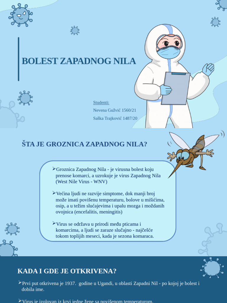 Bolest Zapadnog Nila | PDF
