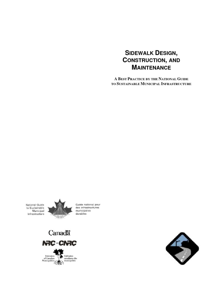 Sidewalk Design Construction and Maintenance en | PDF | Sidewalk ...