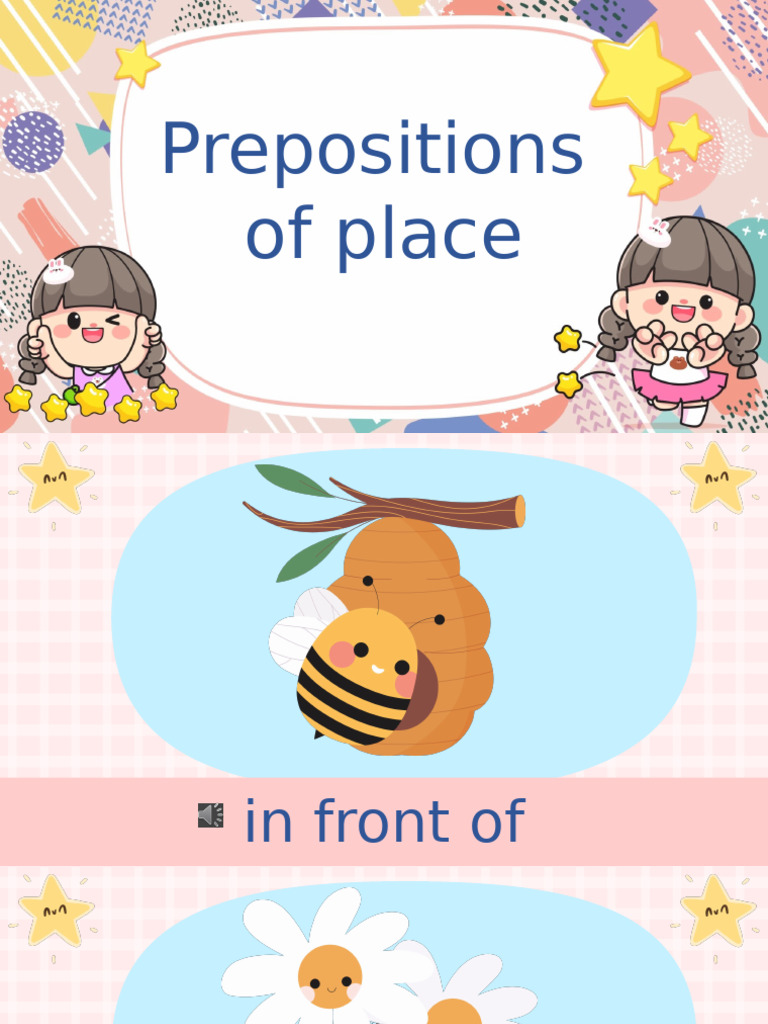 Prepositions of Place | PDF