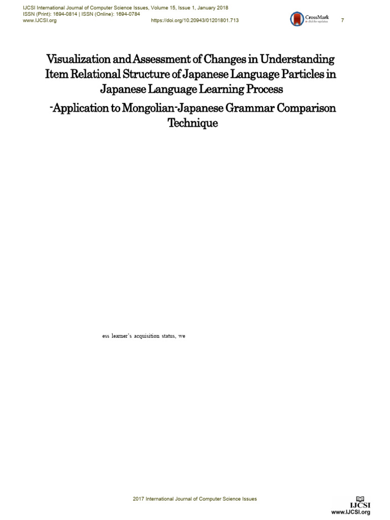 Japanese Language Particles | PDF | Educational Technology | Japanese ...