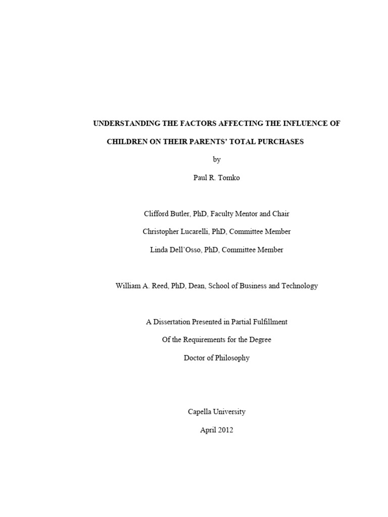 (Thesis) 2012-Understanding The Factors Affecting The Influence of ...