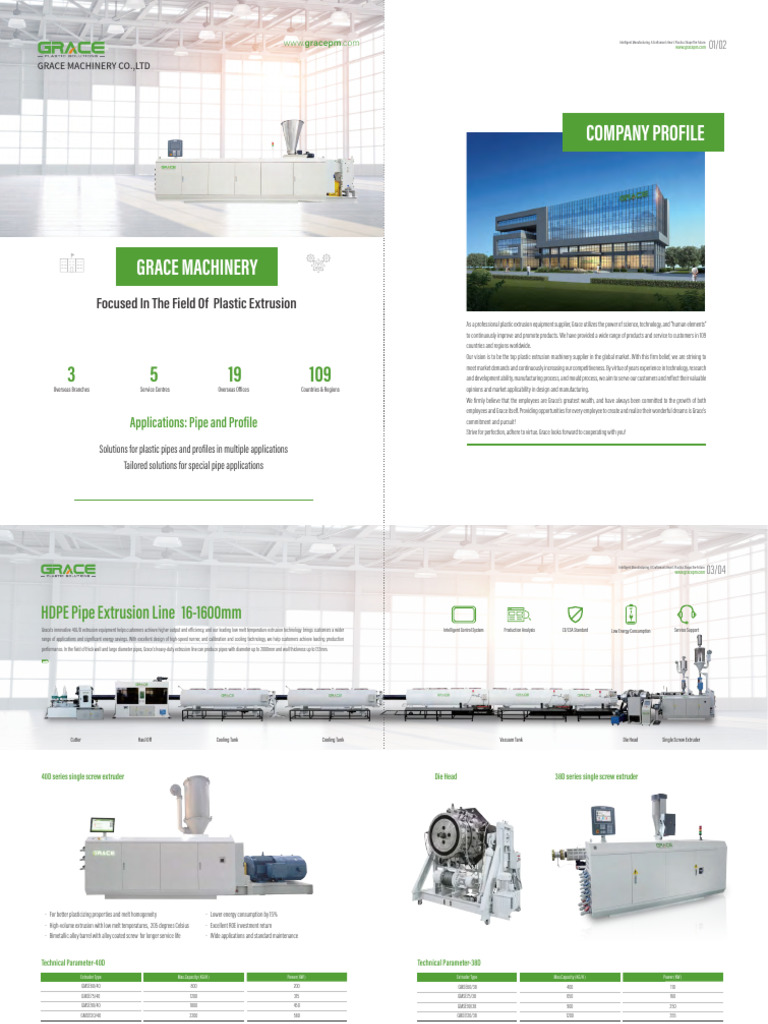 2023 - Grace Machinery - Brochure | PDF