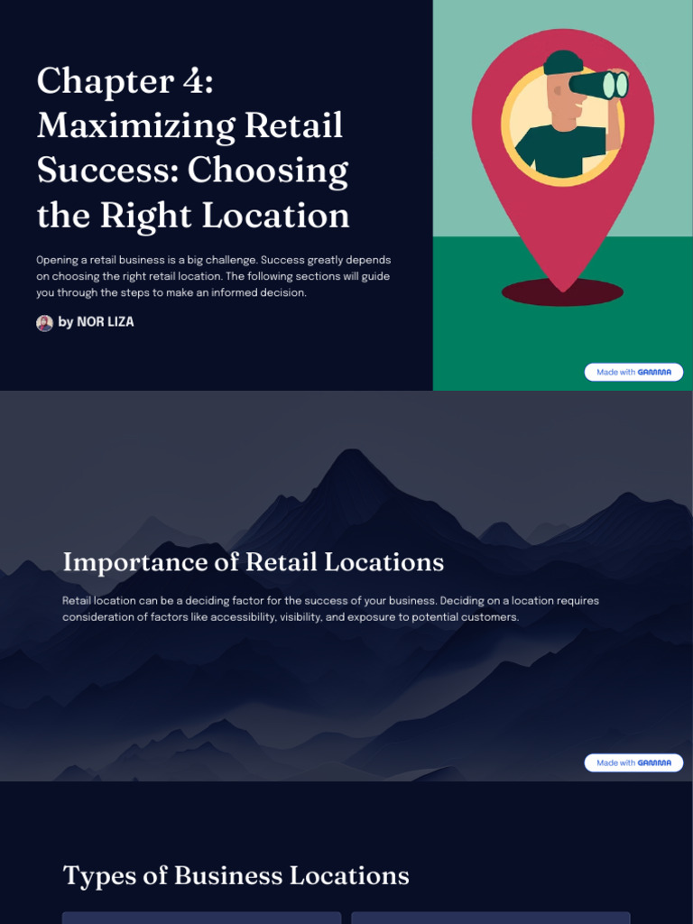 Choosing the Right Retail Location | PDF | Economies | Business Process