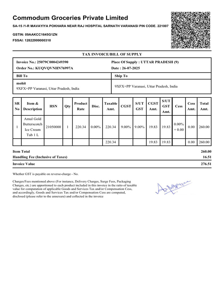 Order Invoice | PDF | Sales | Government