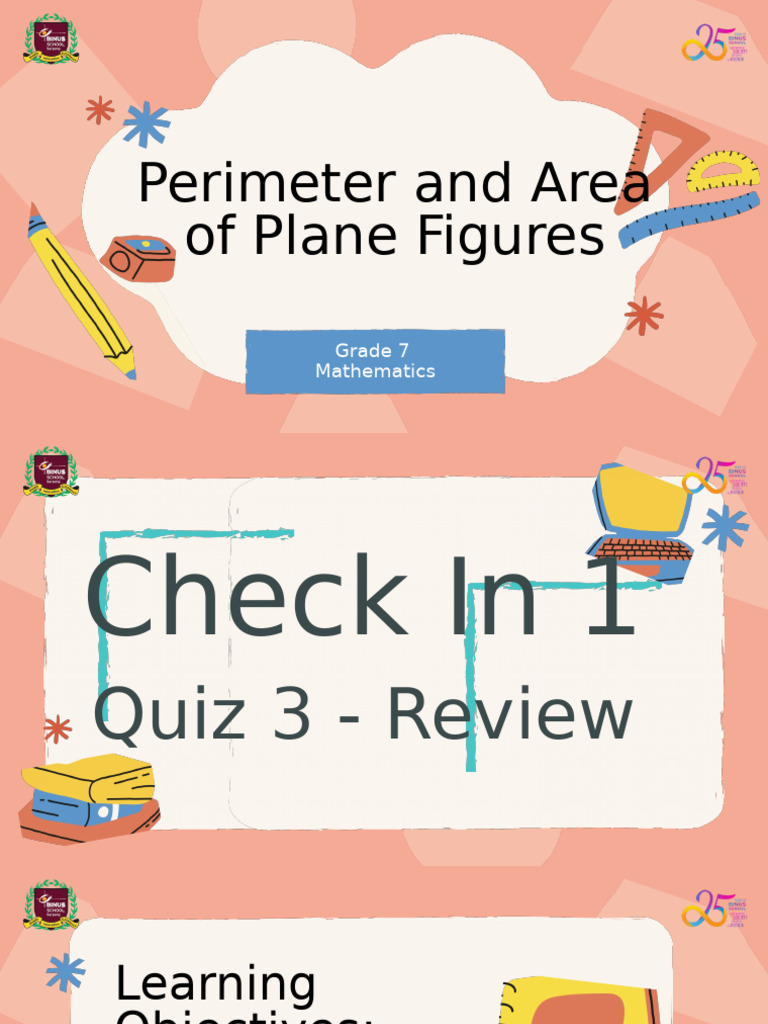 Area and Perimeter in Grade 7 Math | PDF | Area | Quantity