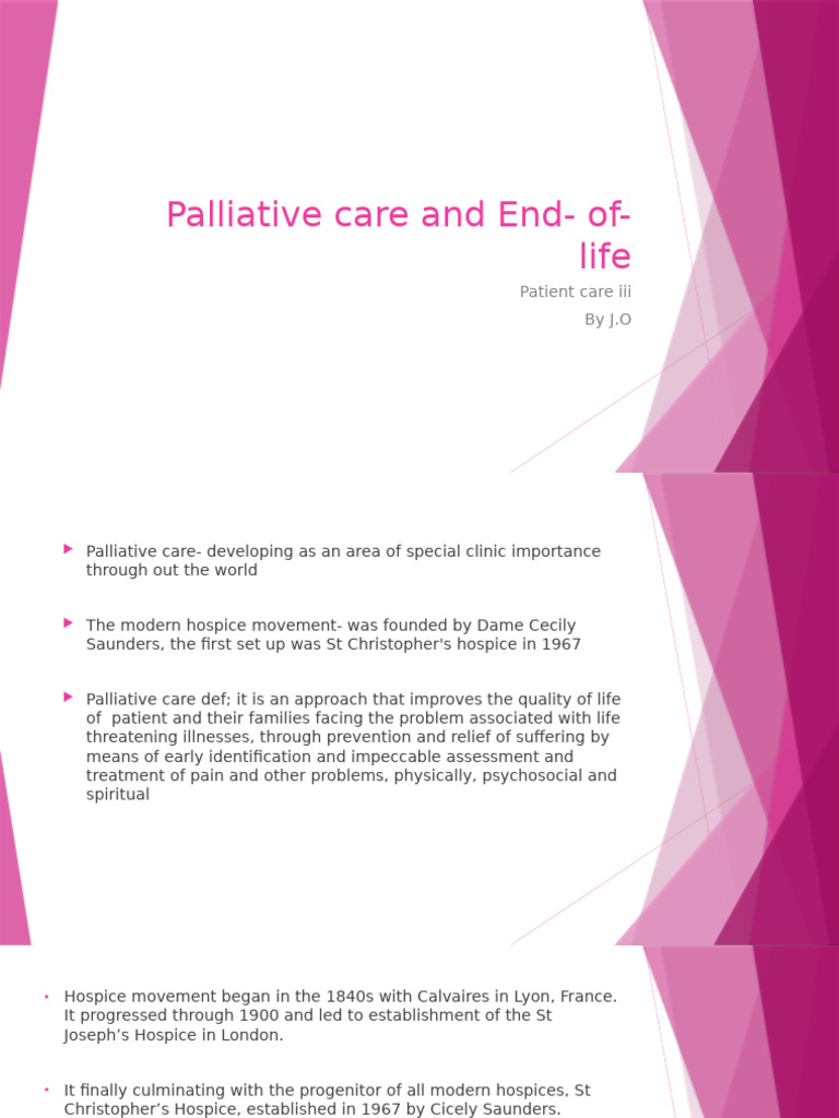 Palliative Care and End- Of- Life | PDF | Palliative Care | Terminal Illness
