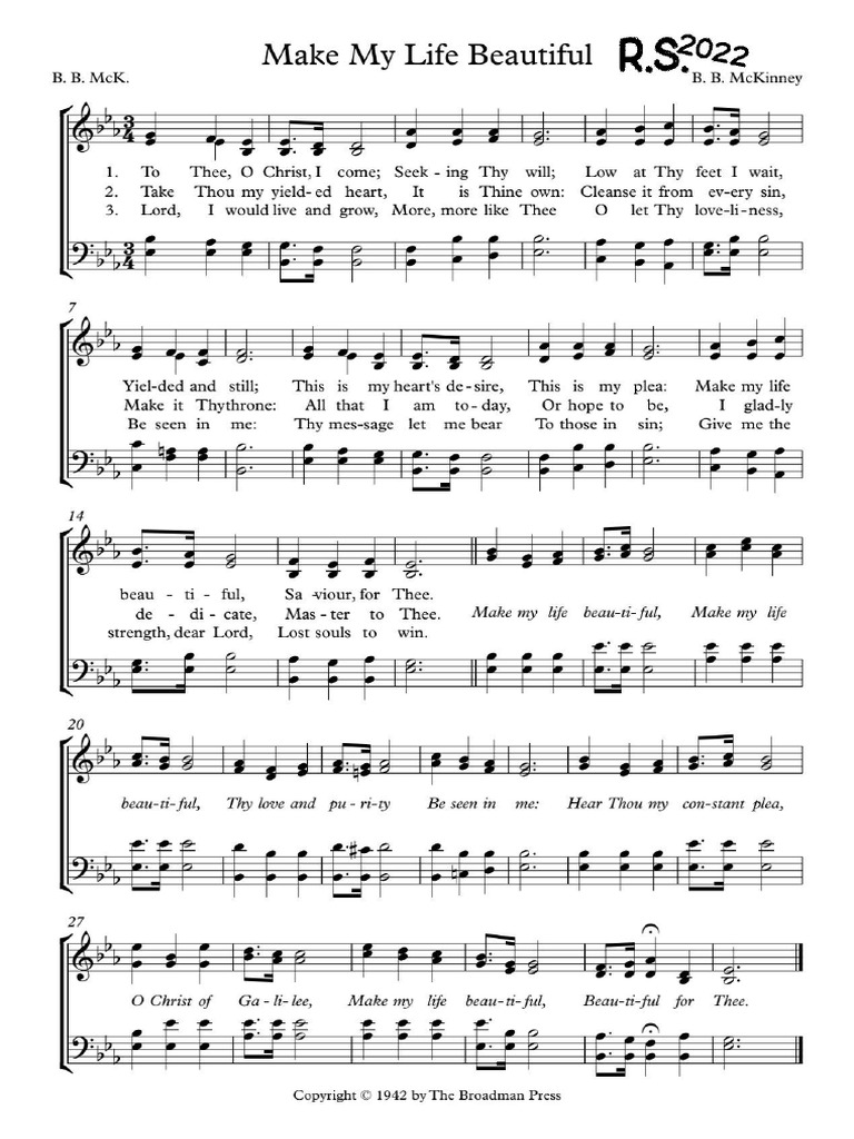 Make My Life Beautiful E&Y | PDF