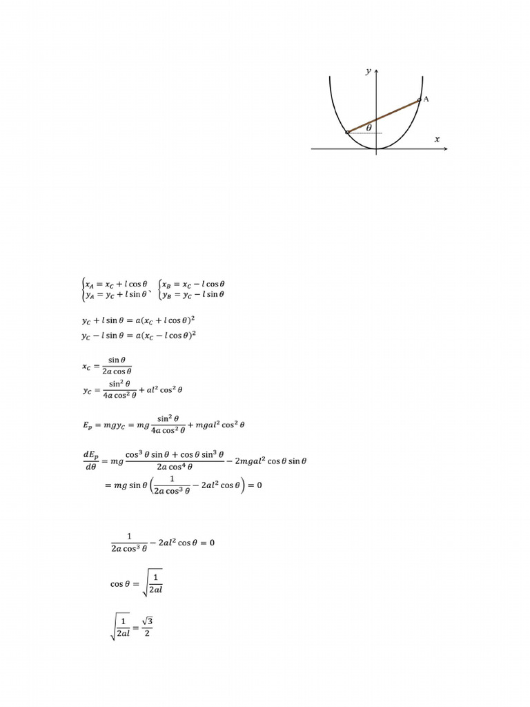 Gravitational Dynamics of a Rod System | PDF | Momentum | Oscillation