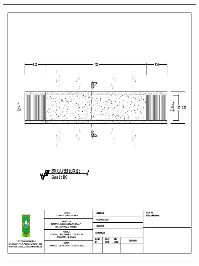 Gambar Box Culvert Lokasi 3 Poktan Jasa Bakti & Al Amin (Sinaboi) | PDF
