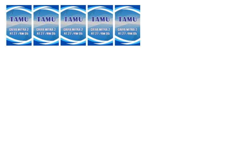 ID Card TAMU 5pcs | PDF