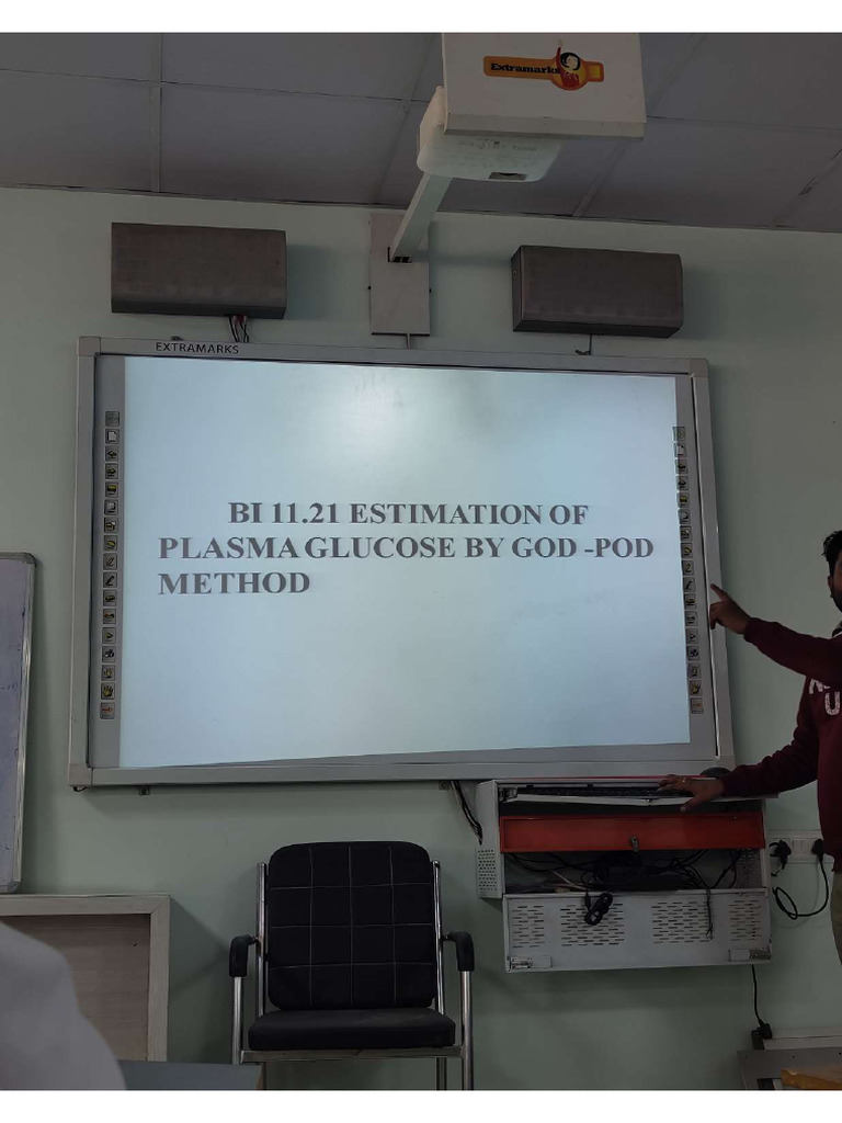 ESTIMATION OF PLASMA GLUCOSE BY GOD , POD | PDF
