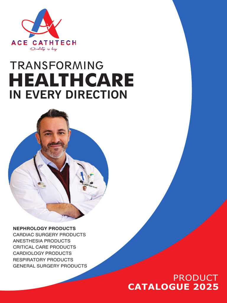 Ace Cathtech Product Catalogue 2025 | PDF | Catheter | Hemodialysis