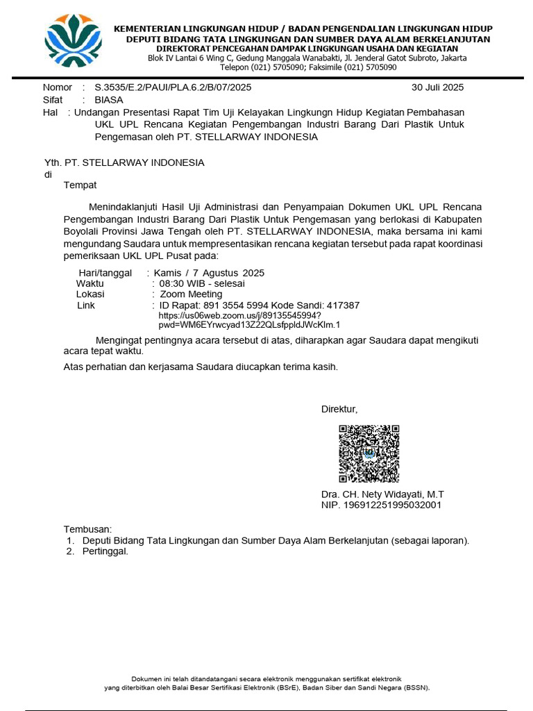 Rev s.3535 - Un Ukl Upl Pt. Stellarway Indonesia | PDF