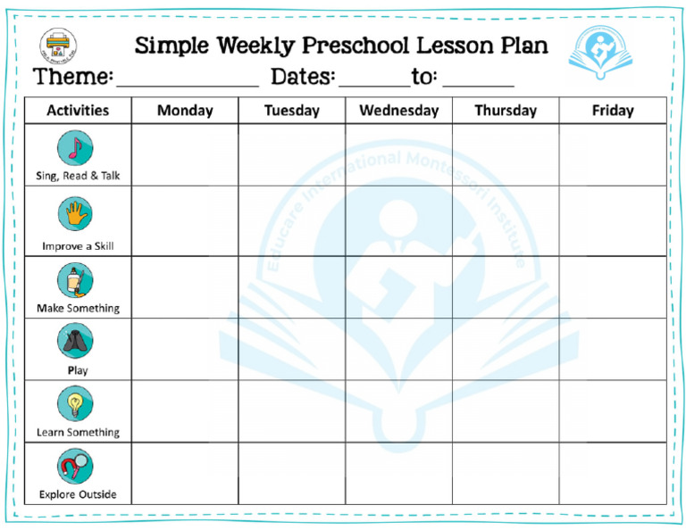 Educare Lession Plan Sheet | PDF