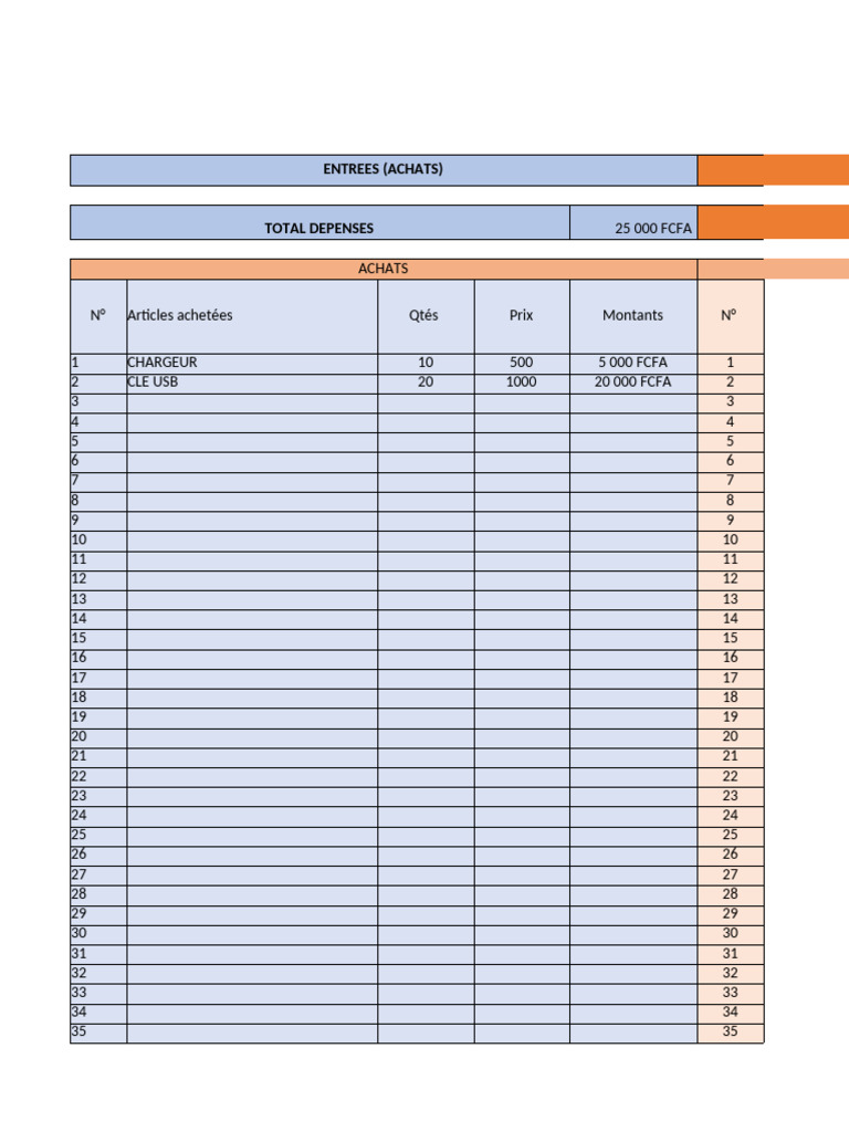Bilan des Achats et Ventes de Star's Computer | PDF