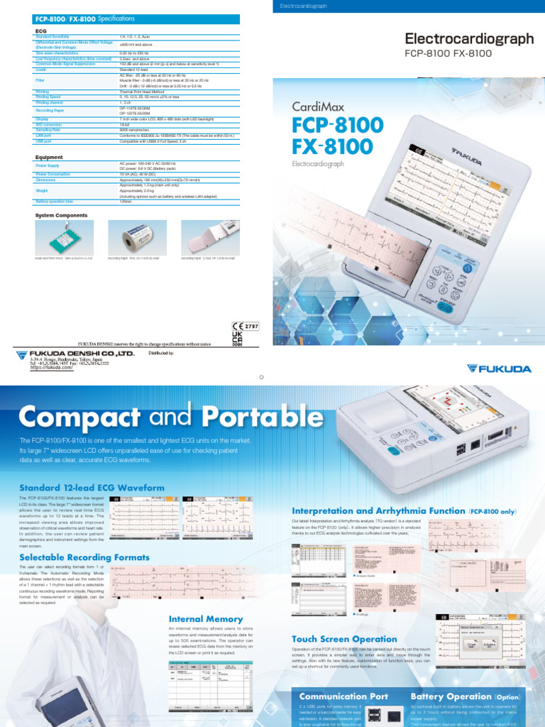 01 FCP-8100 FX-8100 Catalog Rev8 EN | PDF | Alternating Current ...