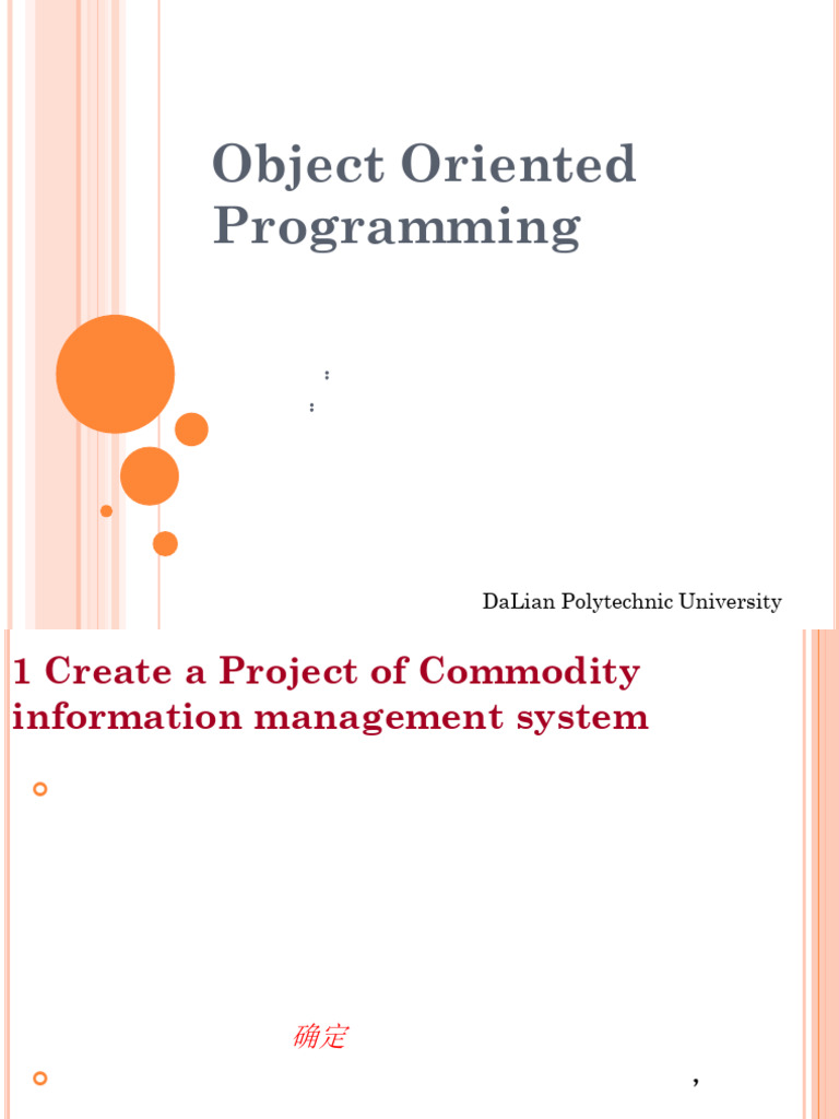 Commodity Management System Project Guide | PDF