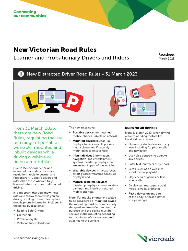New Rules for Learner Drivers 2023 | PDF | Driving | Traffic Collision