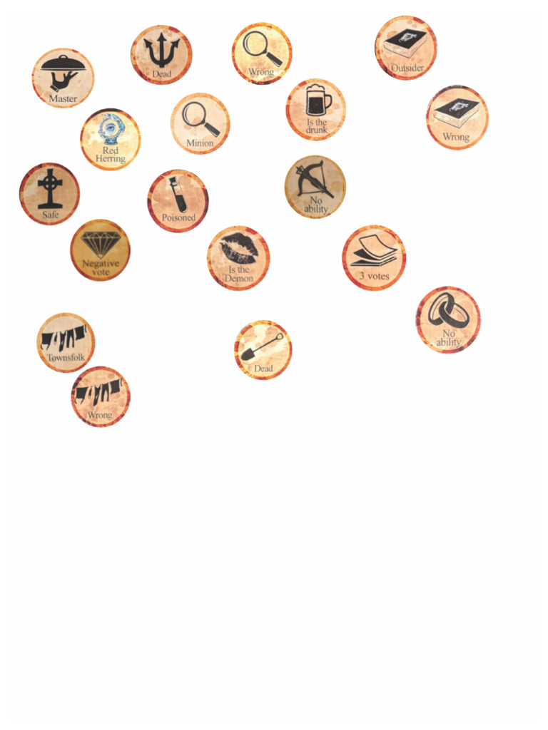 Reminder Token Sheet | PDF
