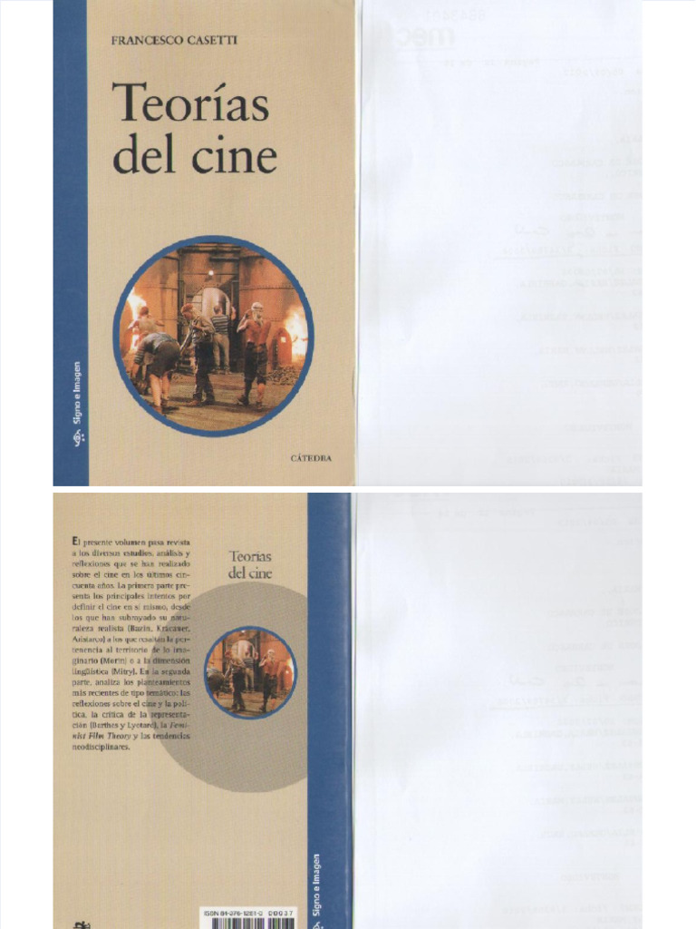 Teorias Del Cine Francesco Casetti EnOrden | PDF
