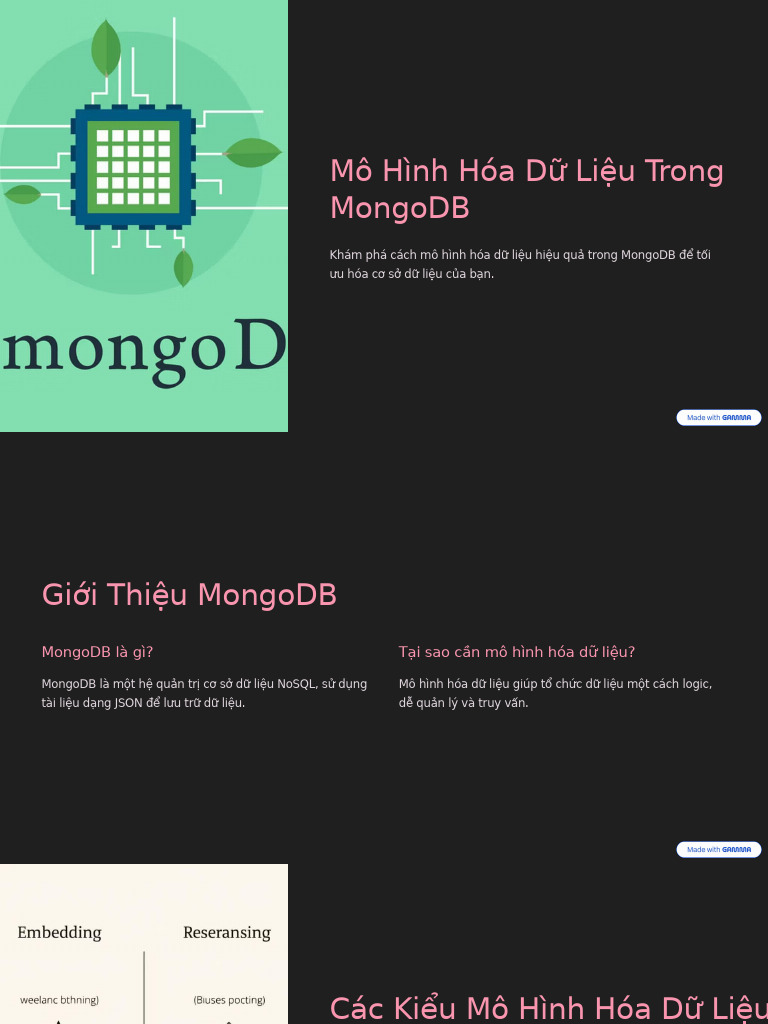 Mo Hinh Hoa Du Lieu Trong MongoDB (1) | PDF