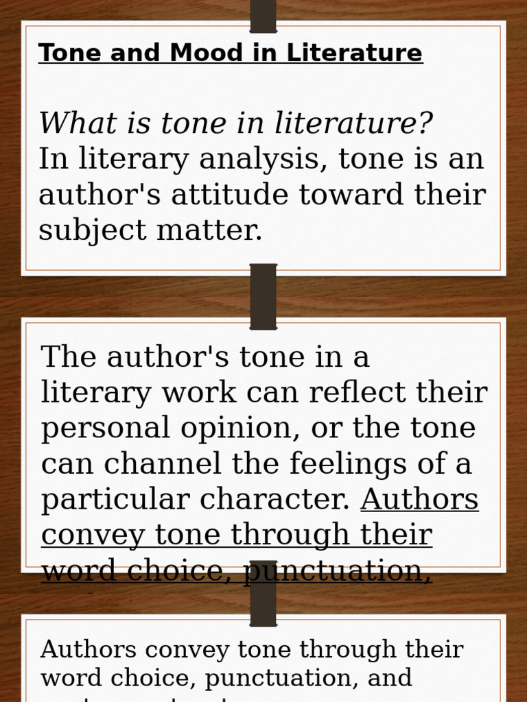 Understanding Tone and Mood in Literature | PDF | Metre (Poetry) | Poetry
