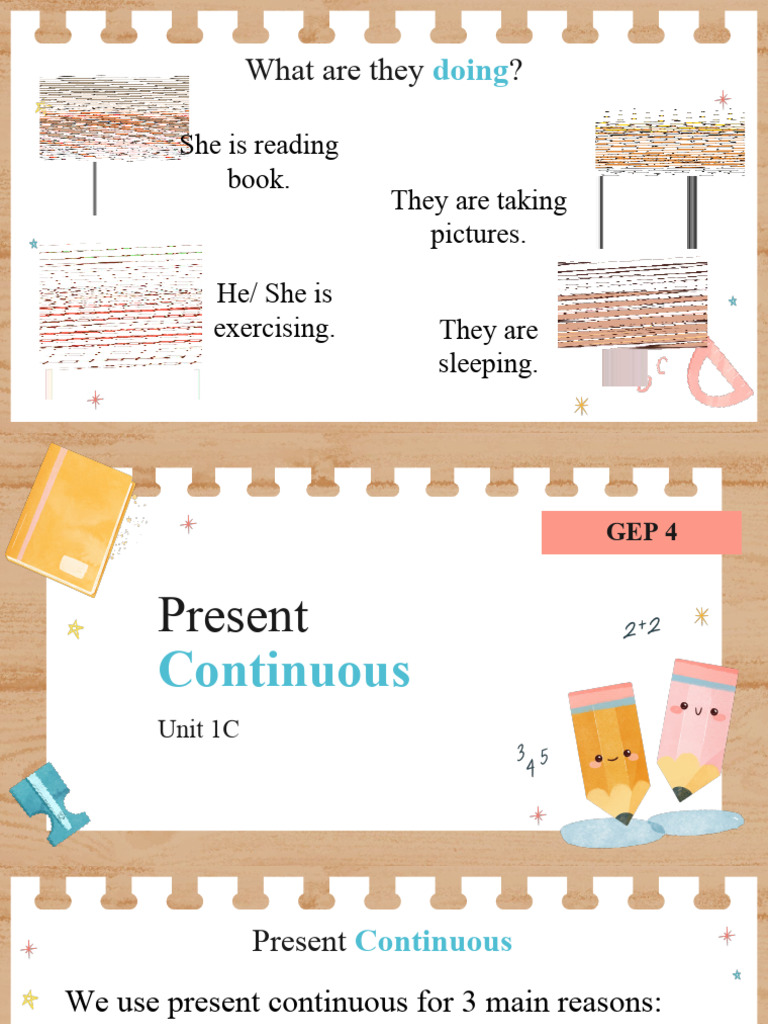 Understanding Present Continuous Tense | PDF | Chess Theory | Chess