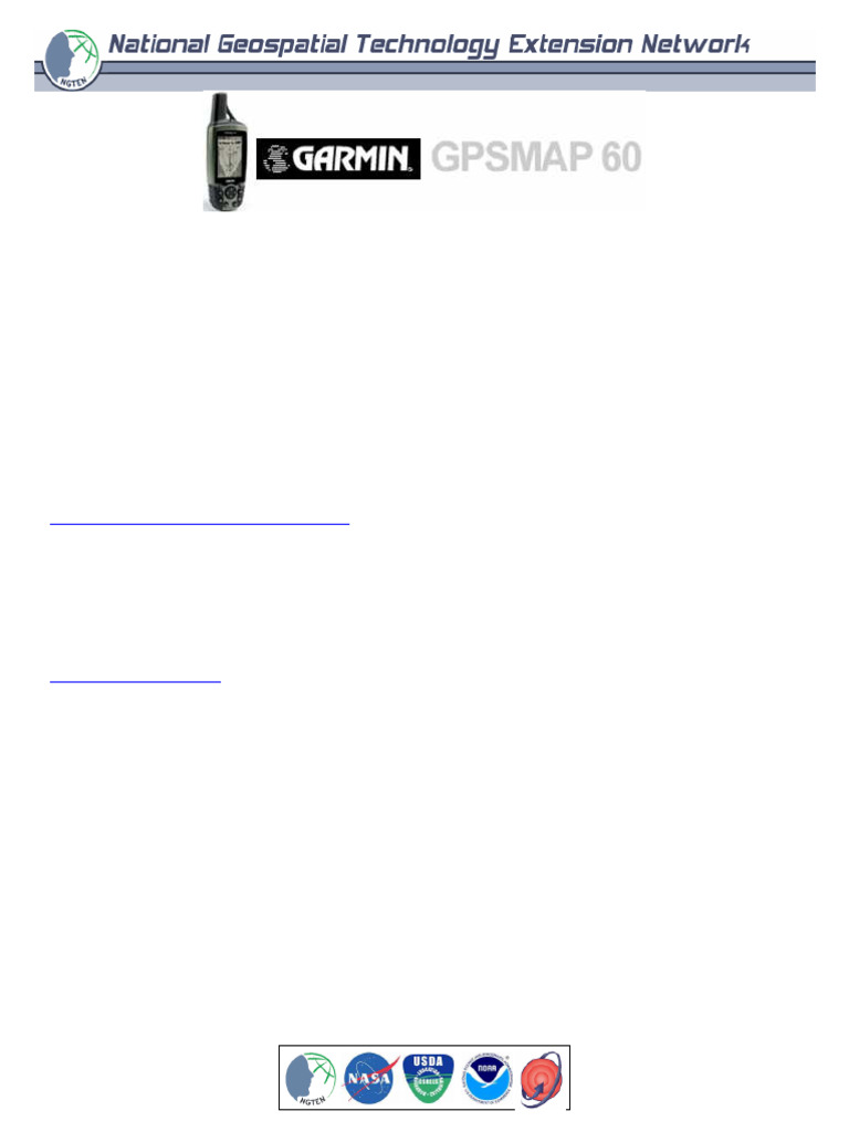 Understanding Garmin GPSmap 60 | PDF | Global Positioning System ...