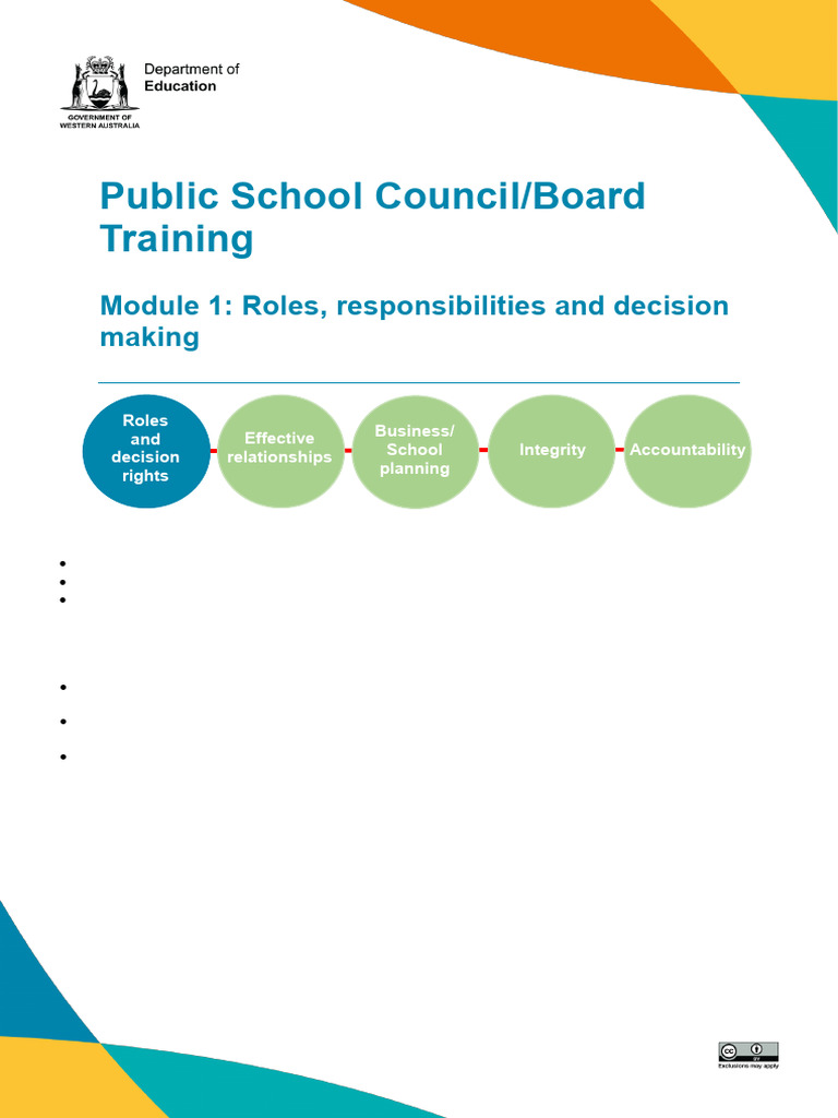 School Council Governance Training Module | PDF | Governance ...