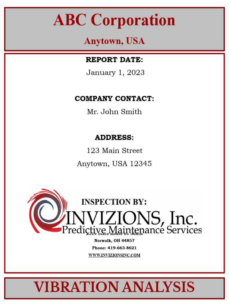 2023 Vibration Analysis Report | PDF | Mechanical Engineering ...