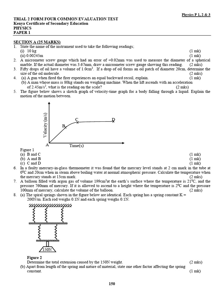 2020 Physics Booklet | PDF | Waves | Gases