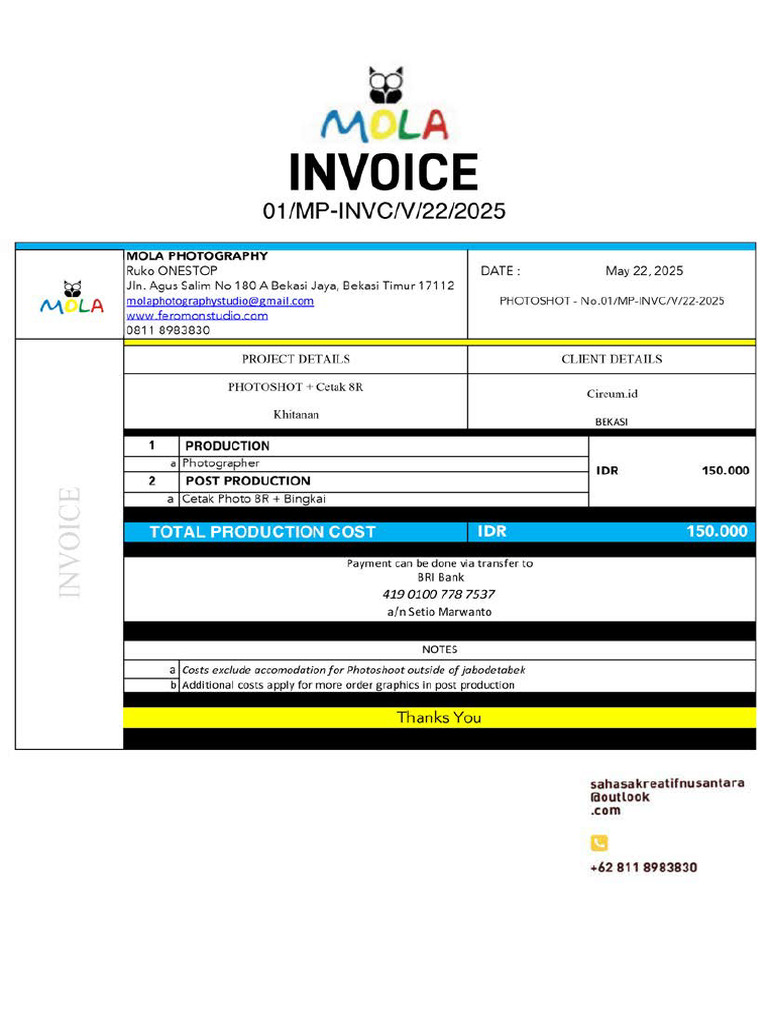 Invc Circum 01 | PDF
