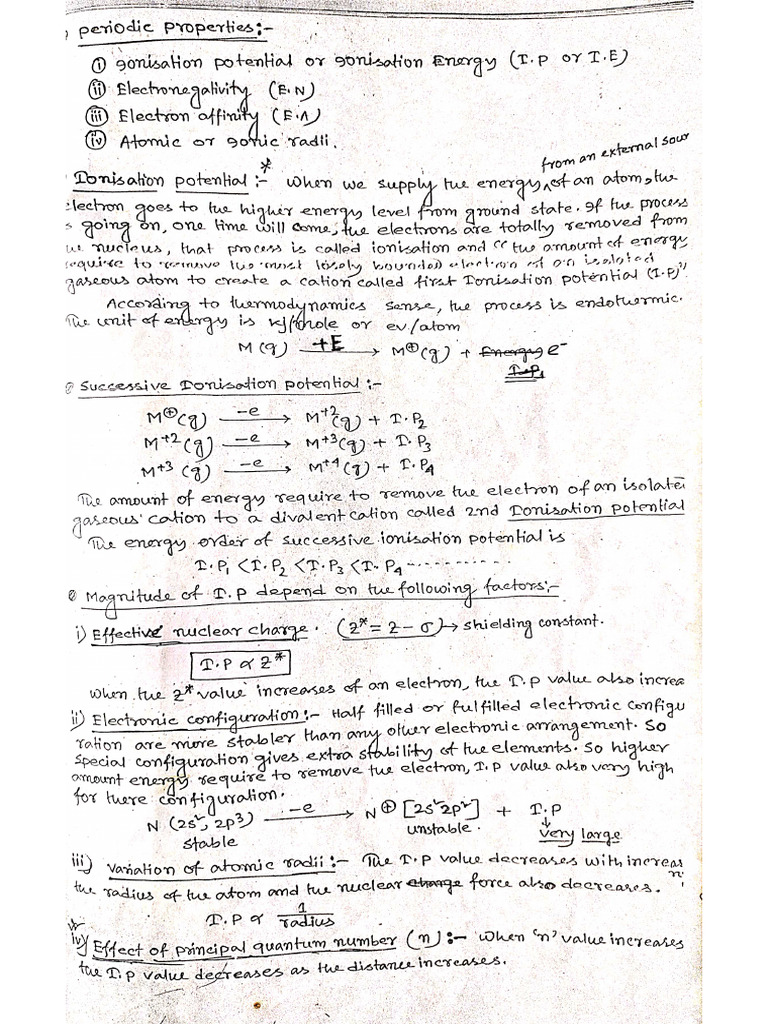 Ionization Potential | PDF