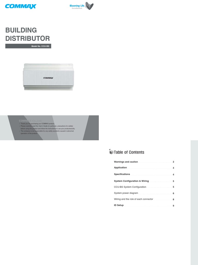 CCU-BS WIRING GUIDE | PDF | Electrical Connector | Electrical Wiring