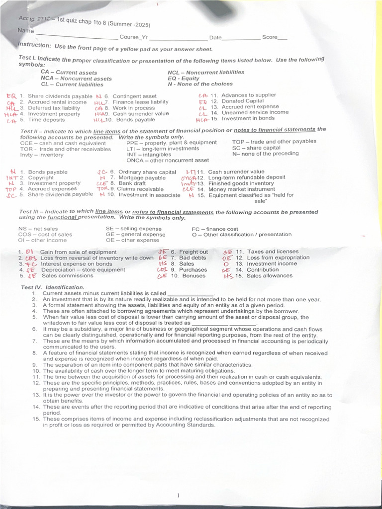 Quiz Theory Chapters1 8 Summer2025 | PDF