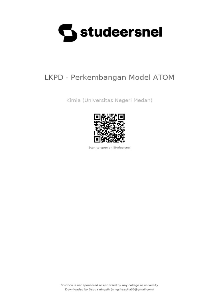 LKPD Struktur Atom 1 | PDF