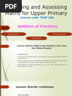 Common Fractions Grade 5 Term 3 Mathematics | PDF