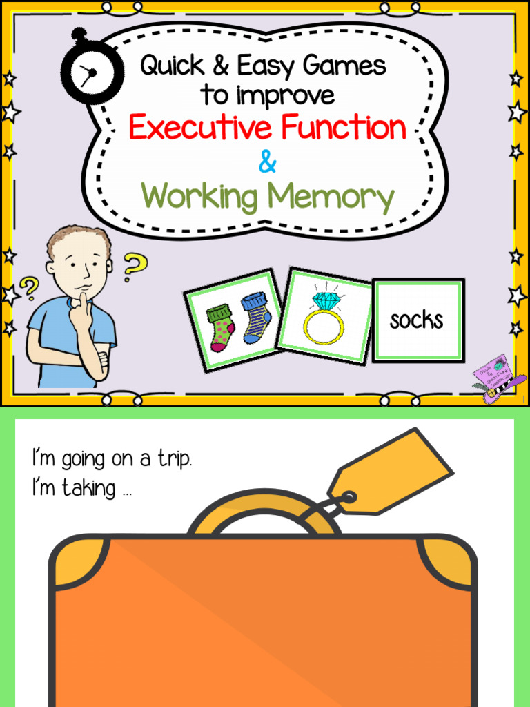 Executive Function Games for Memory | PDF