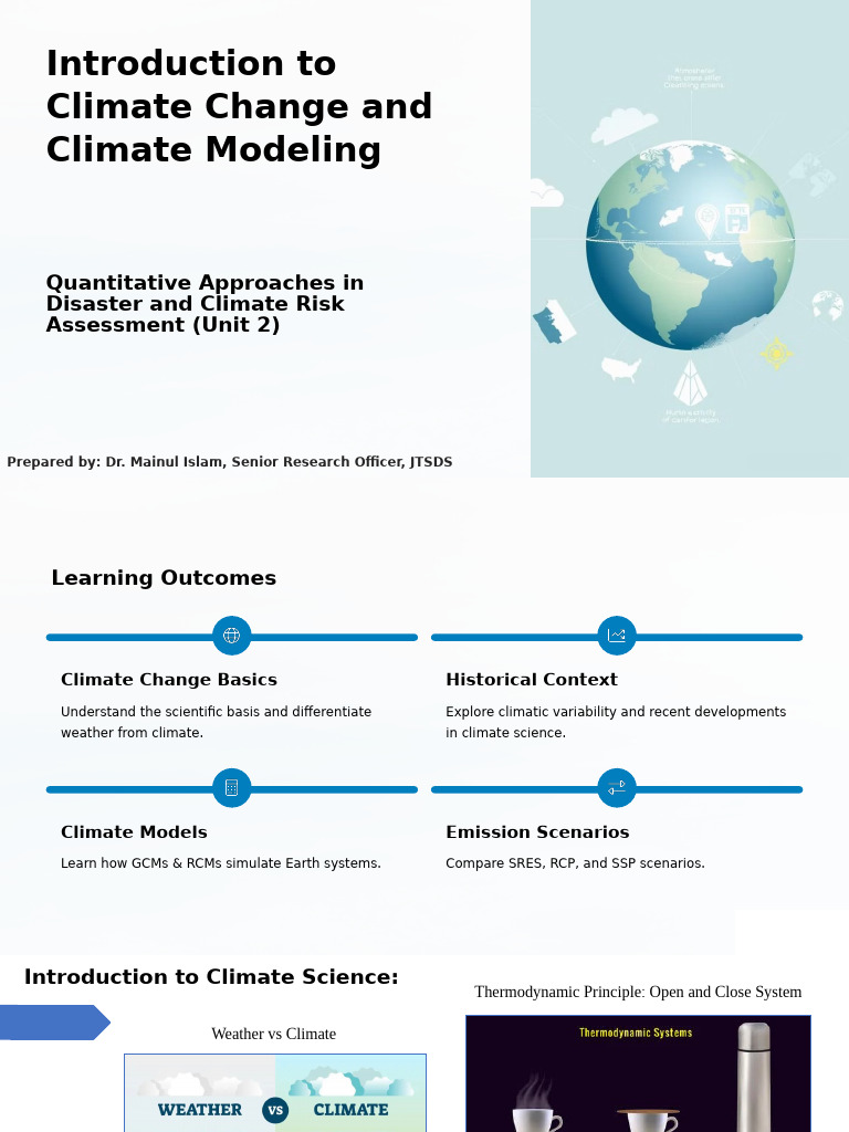 RCP 1.9 and Climate Change Insights | PDF | General Circulation Model ...